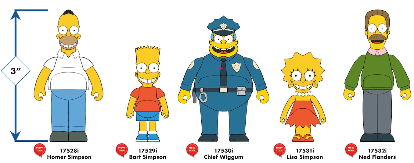 The Simpson's 2.5in Figures Assortment Wave 1 — Jakkswholesale