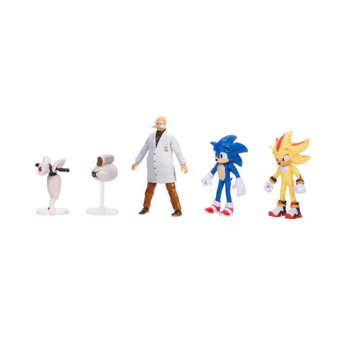 Sonic 3 Movie- 2.5 Figure Multi-pack Wave 3 8 Sonic The Hedgehog Sonic ...
