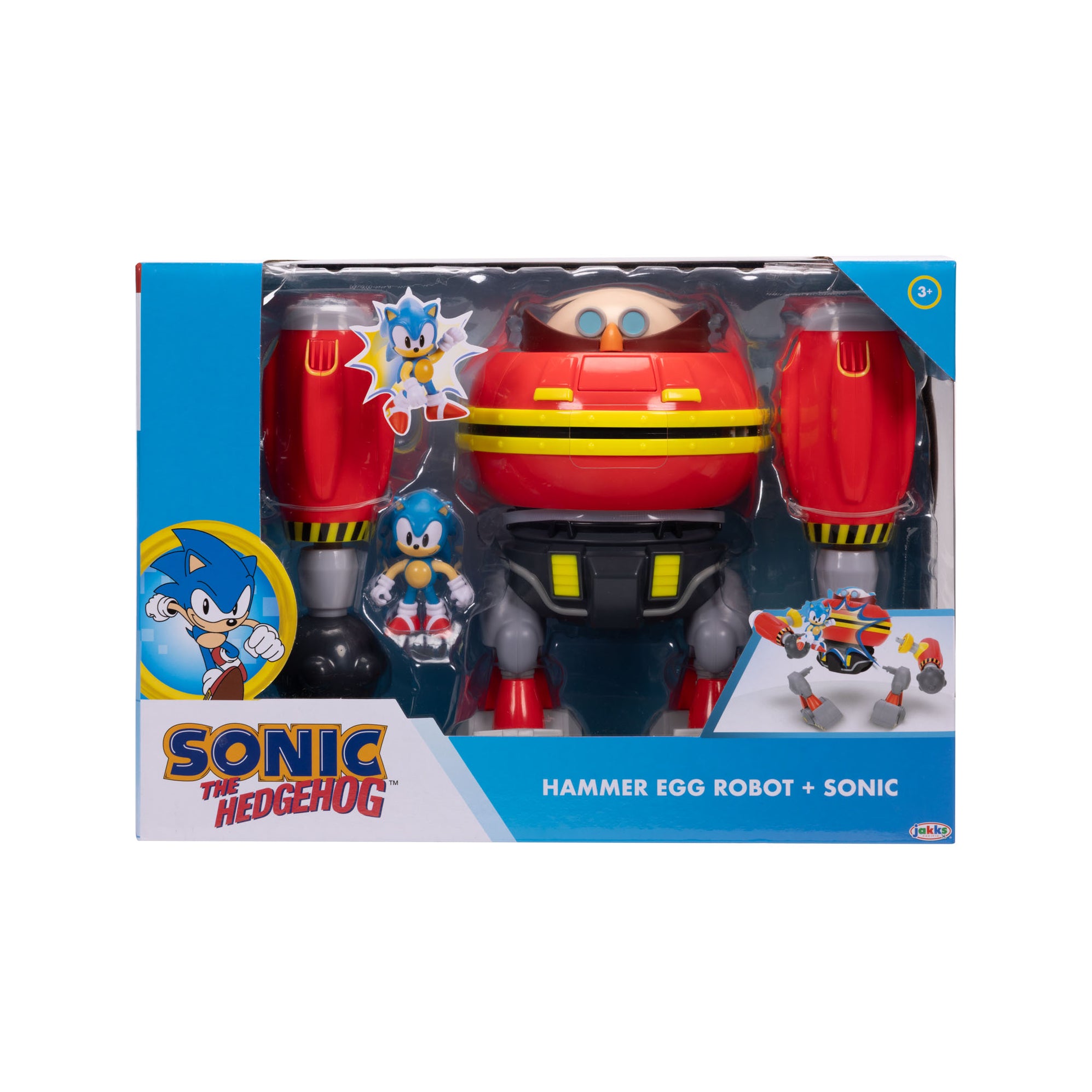 2.5in Hammer Egg Robot Deluxe Playset — Jakks Wholesale
